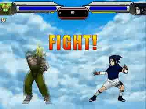 Rare Akuma vs. Sasuke Mugen Battle - YouTube