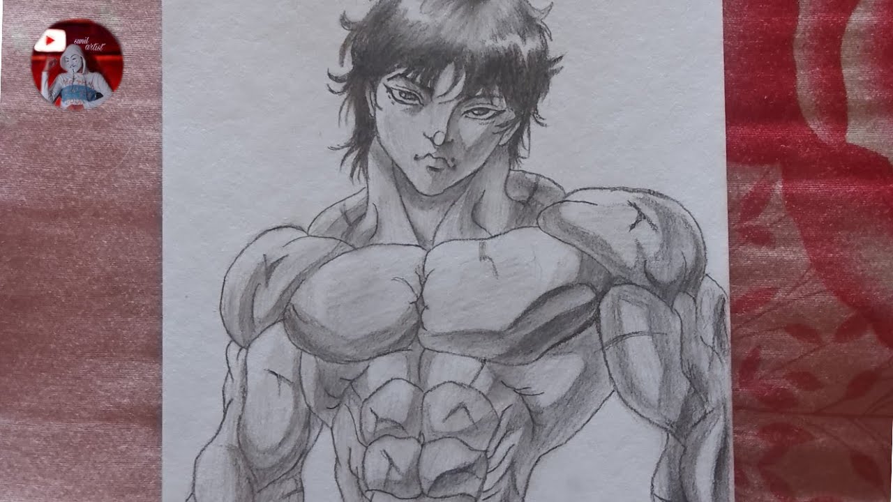 Baki Hanma Skatch|| How To Draw Baki Hanma Skatch/Sunil Art - YouTube