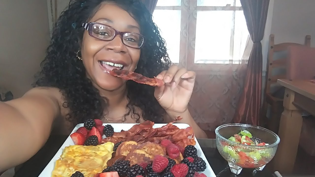 French Vanilla French Toast Mukbang/ Eating Show - YouTube