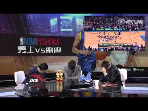 chinese commenter react to steph curry game winner - YouTube