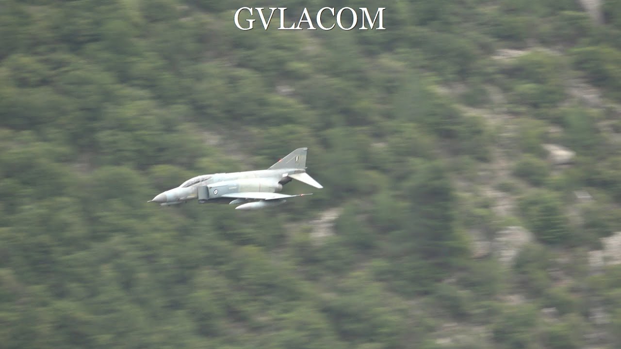 Low Level Flight Hellenic Air Force F-4E Phantom Indian Air Force ...