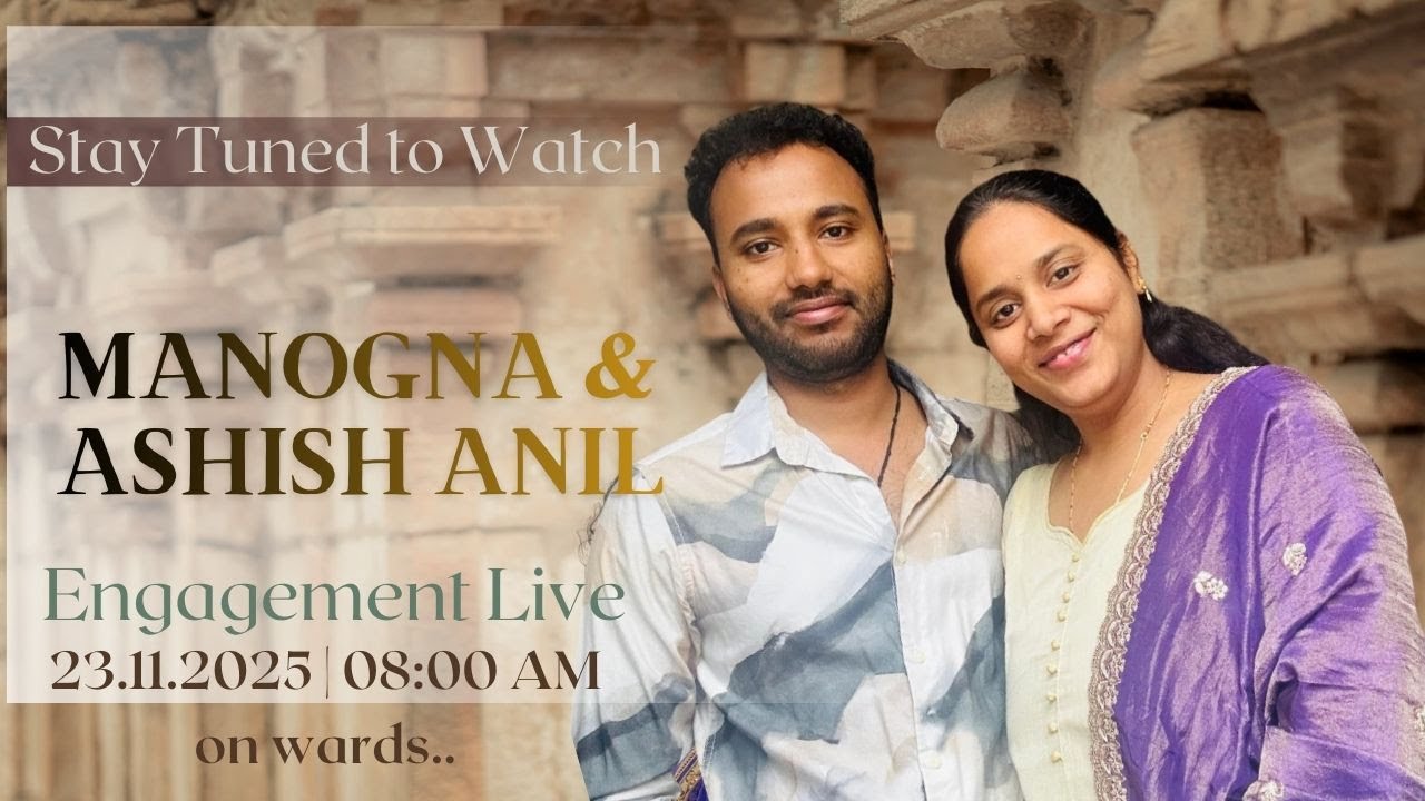 Engagement of Manogna & Ashish Anil | on 23, November 2025 at 09:00 AM ...
