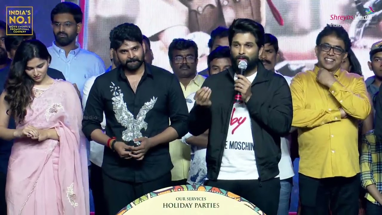Icon Star Allu Arjun Superb Speech @ Alluri Pre Release Event | Sree ...