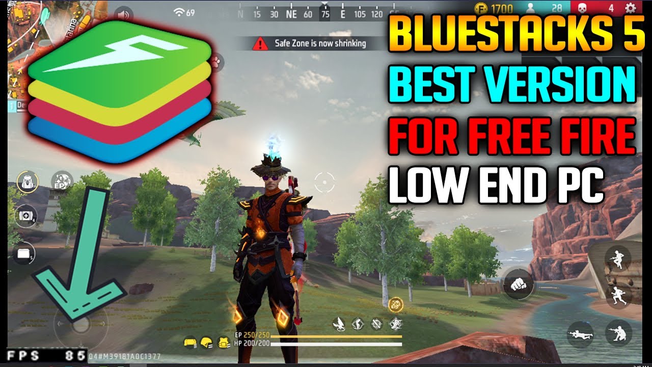 Bluestacks 5 Best Version For Free Fire | 90FPS LOCK | LOW END PC - YouTube