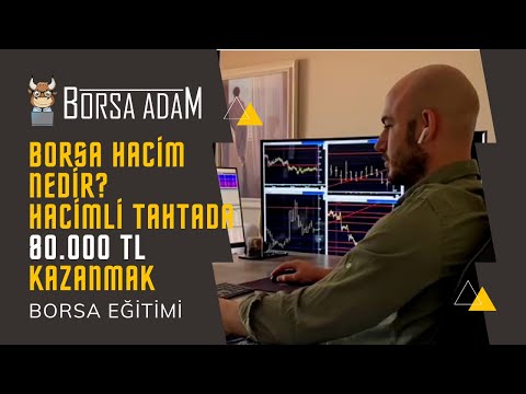 Borsa Hacim Nedir? Hacimli Tahtada 80.000 TL Kazanmak