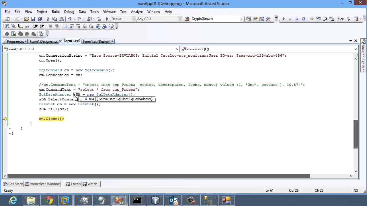 Tutorial .NET Framework C# Dia 2 Capacitacion C# Aplicacion Windows App ...