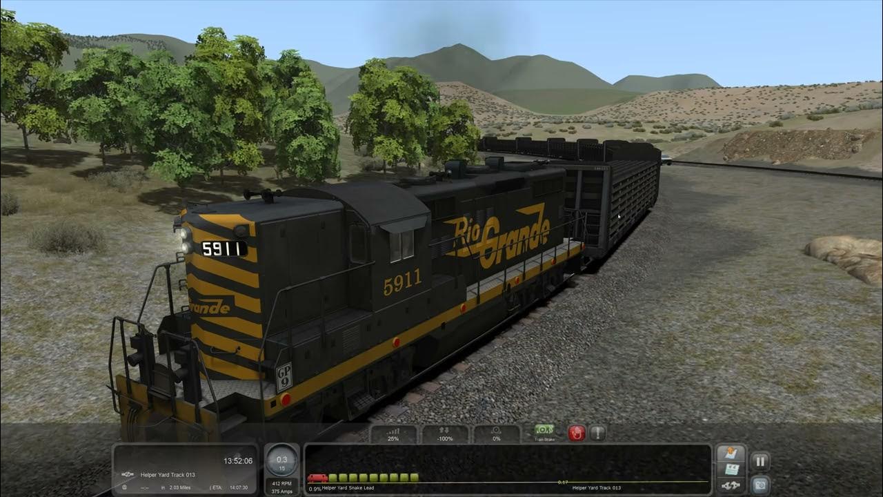 Train Simulator Classic - [EMD GP9] - Yard Work (Helper - Castle Gate) - 4K UHD - YouTube