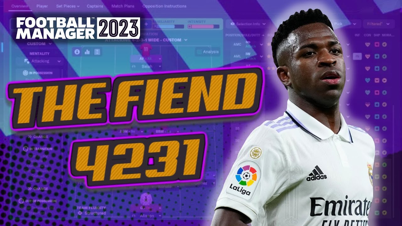 The FIEND 4231 Tactic Test for FM23 - Football Manager 2023 - YouTube
