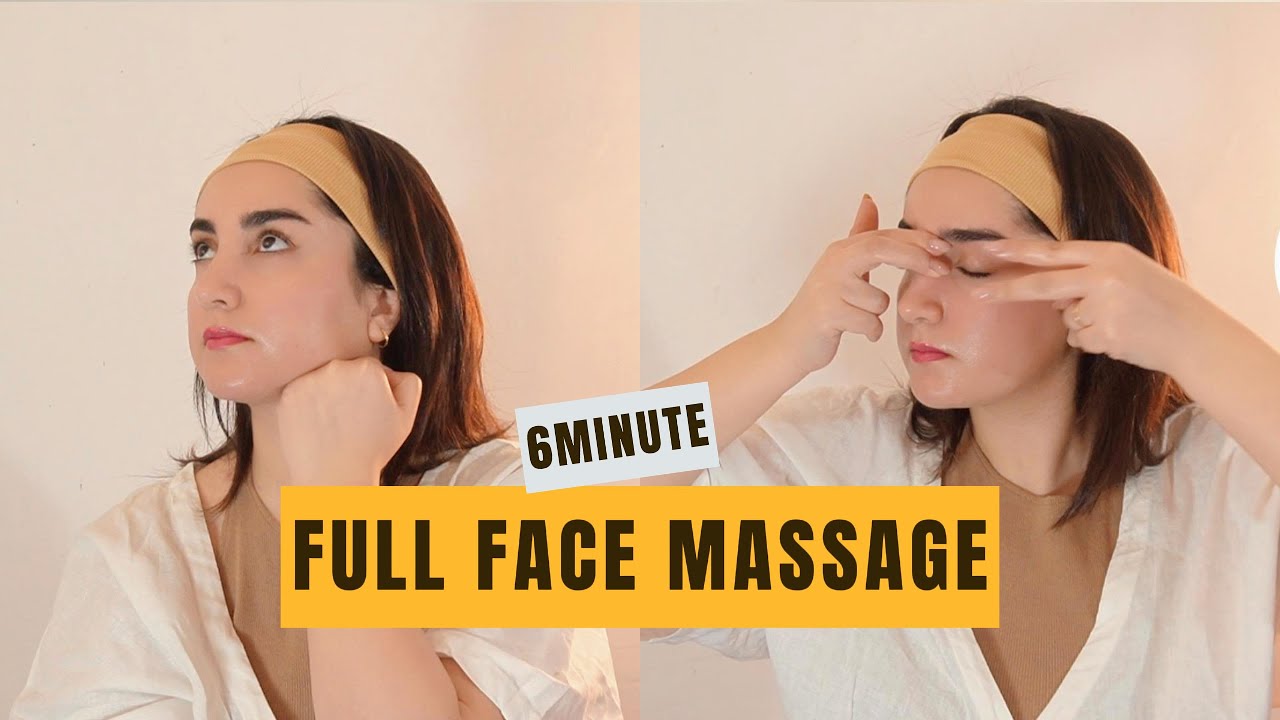 How To Do The Perfect Face Massage At Home in 6 Minutes?| 6 MINUTE FULL ...