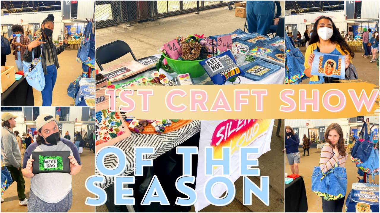 The first craft show of the season! A week of sewing | Vlog - YouTube