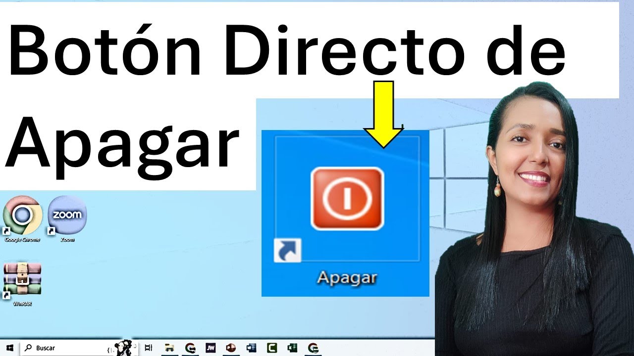 Crea Tu Propio Botón de Apagar en el Escritorio de Windows. Apaga en 1 ...