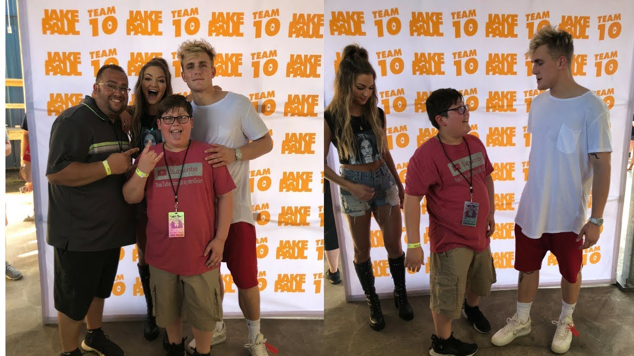 I Went to Jake Paul's Team 10 Tour And Met Jake Paul (VIP) #Team10Tour ...