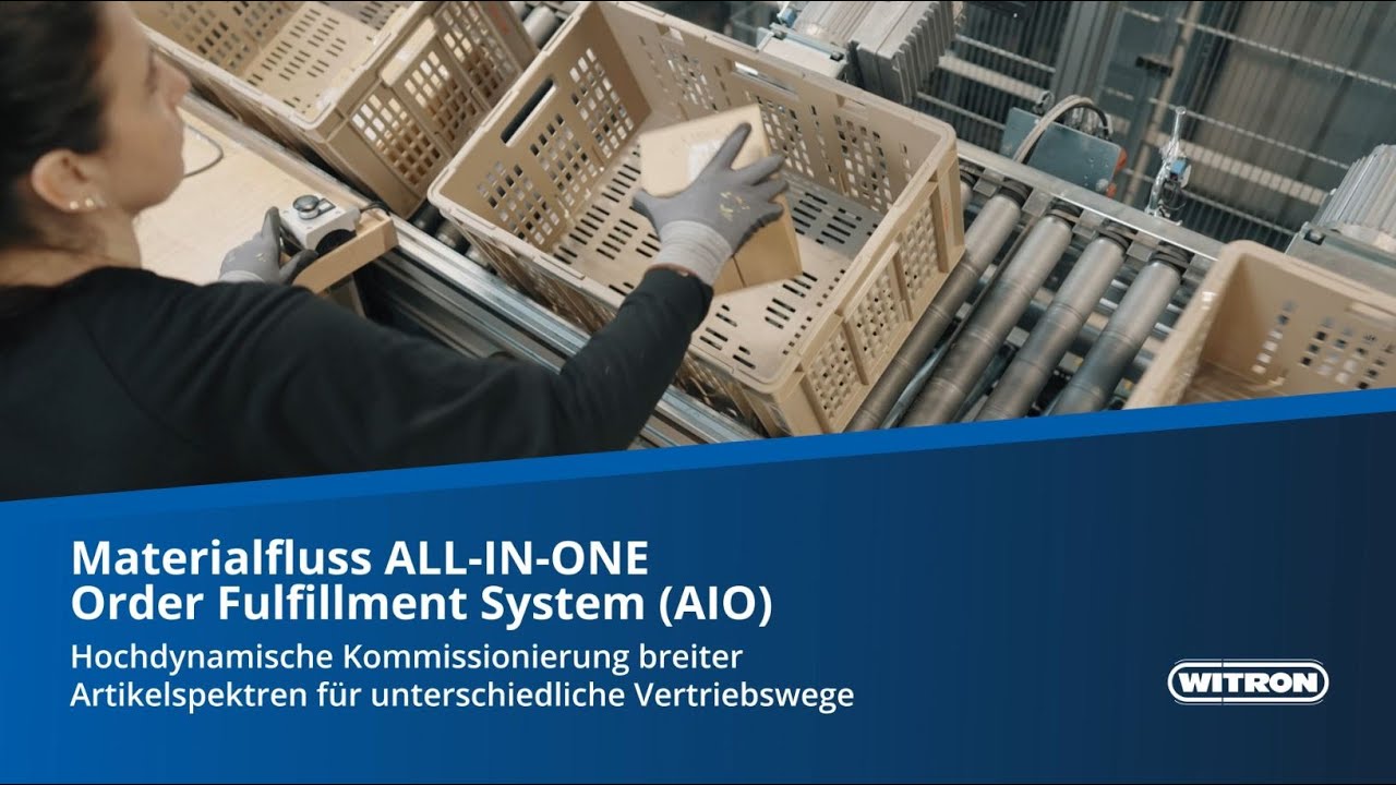Materialfluss AIO (All-In-One) Order Fulfillment System | WITRON - YouTube