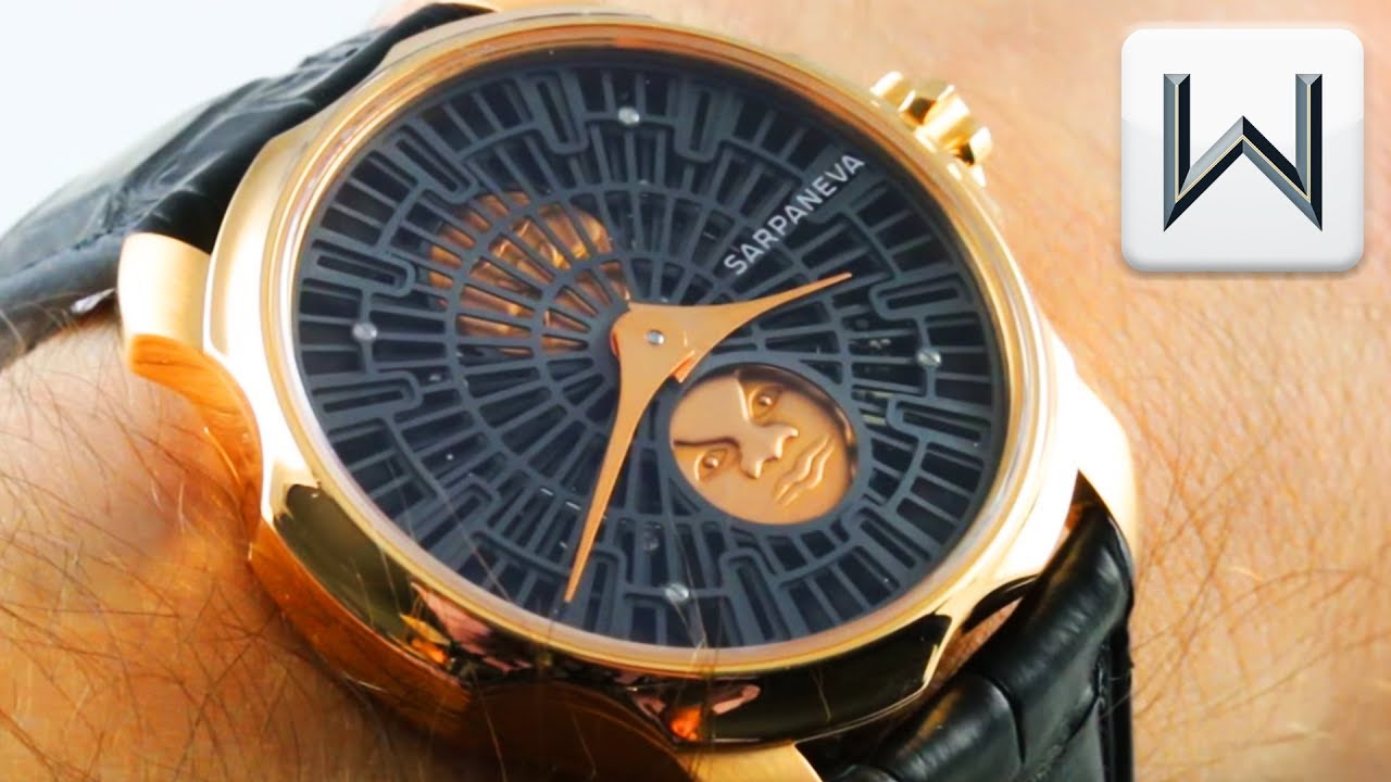 Stepan Sarpaneva Korona K3 Red Moon Luxury Watch Review - YouTube