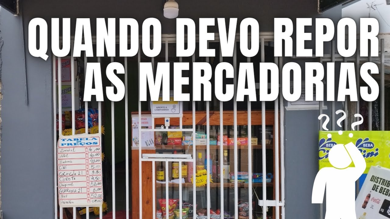 QUANTO EM QUANTO TEMPO REPONHO MERCADORIA, DISTRIBUIDORA DO ZERO - YouTube