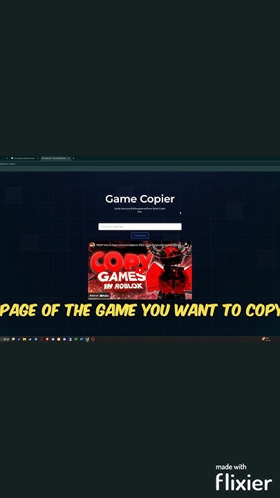 NEW HOW TO COPY GAMES ON ROBLOX IN 2025! WORKING GAME COPIER!! - YouTube