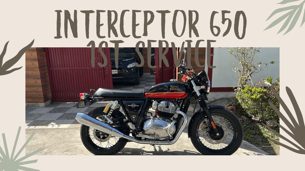 Interceptor 650 first service overview and costing | Sunset strip color ...