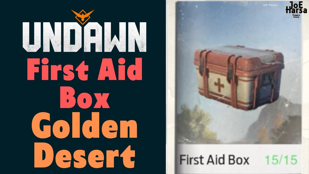 First Aid Box Golden Desert Undawn Guide - YouTube