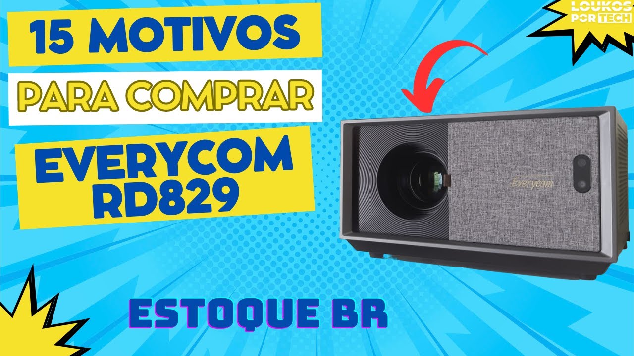 15 MOTIVOS PARA COMPRAR O EVERYCOM RD829 - YouTube