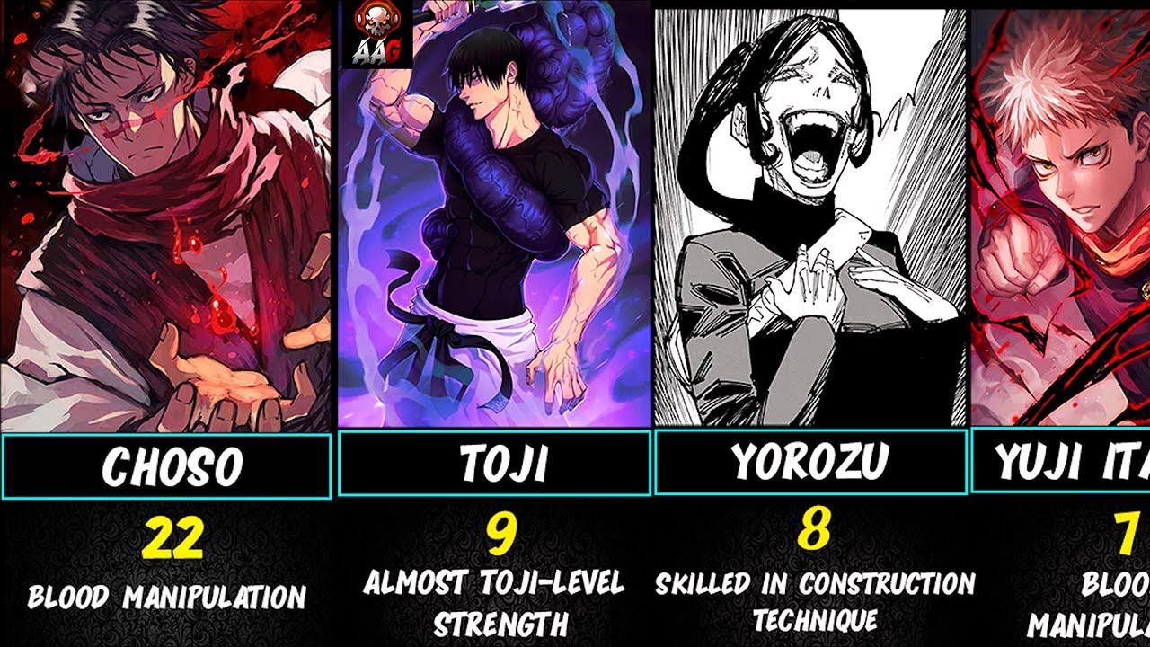 Top 50 Strongest Jujutsu Kaisen Characters Ranked! - YouTube