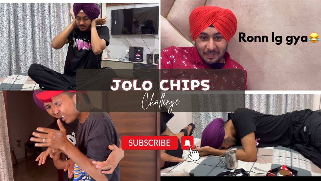Jolo Chips Challenge🥵! Manpreet lgya ronn🥲😂! Sameer nl hoya dhokha🥹🤣!Manjinder Vlogs🚨 ️ - YouTube