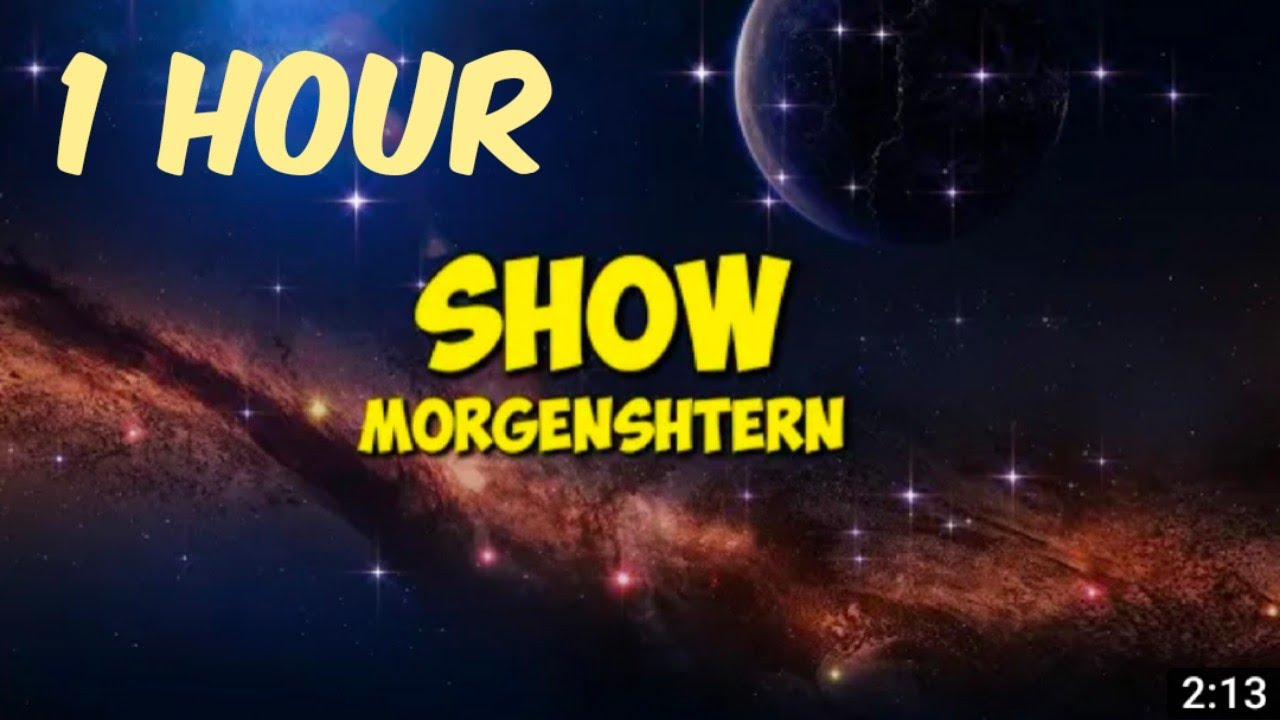MORGENSHTERN - SHOW ( 1hour) - YouTube