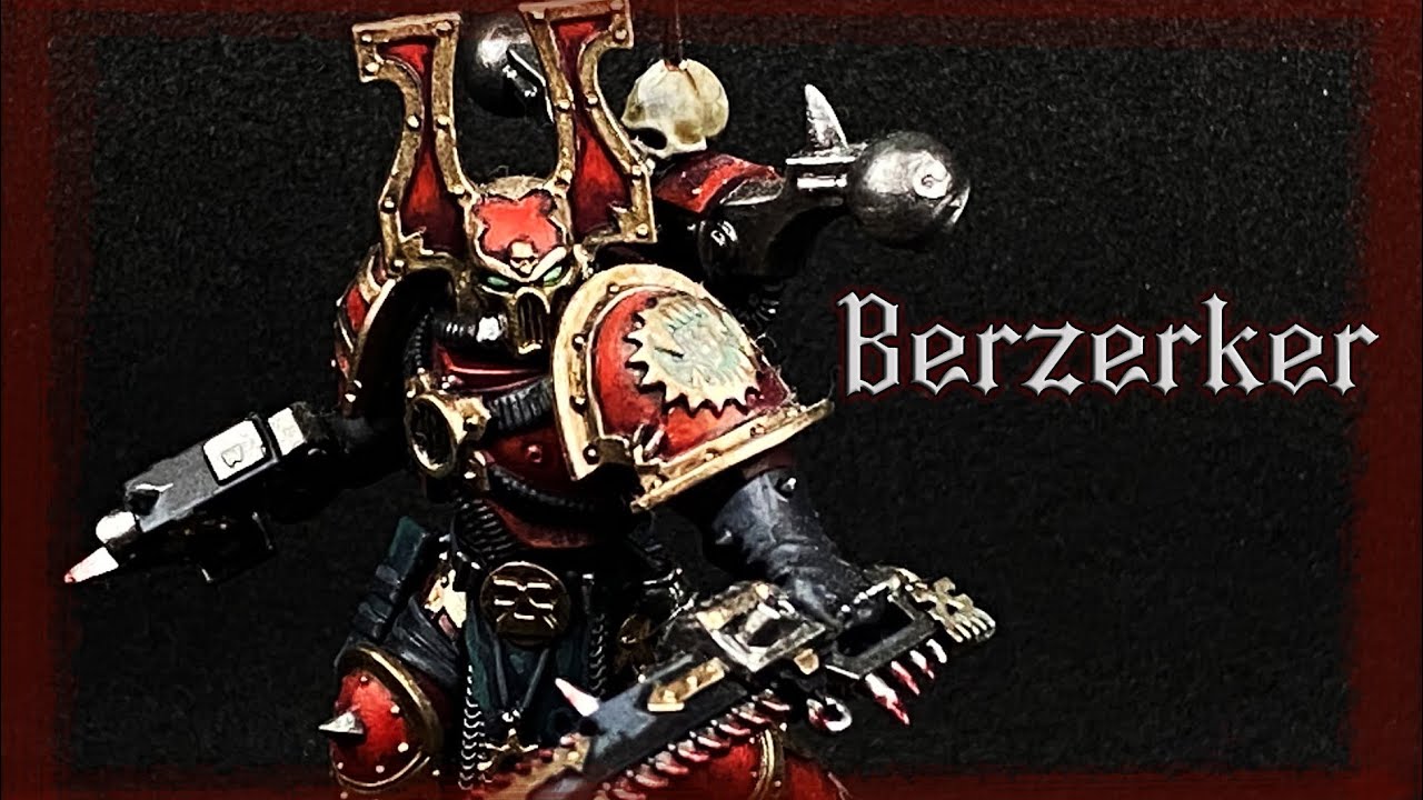 World Eaters: Painting my first ever Khorne Berzerker - YouTube