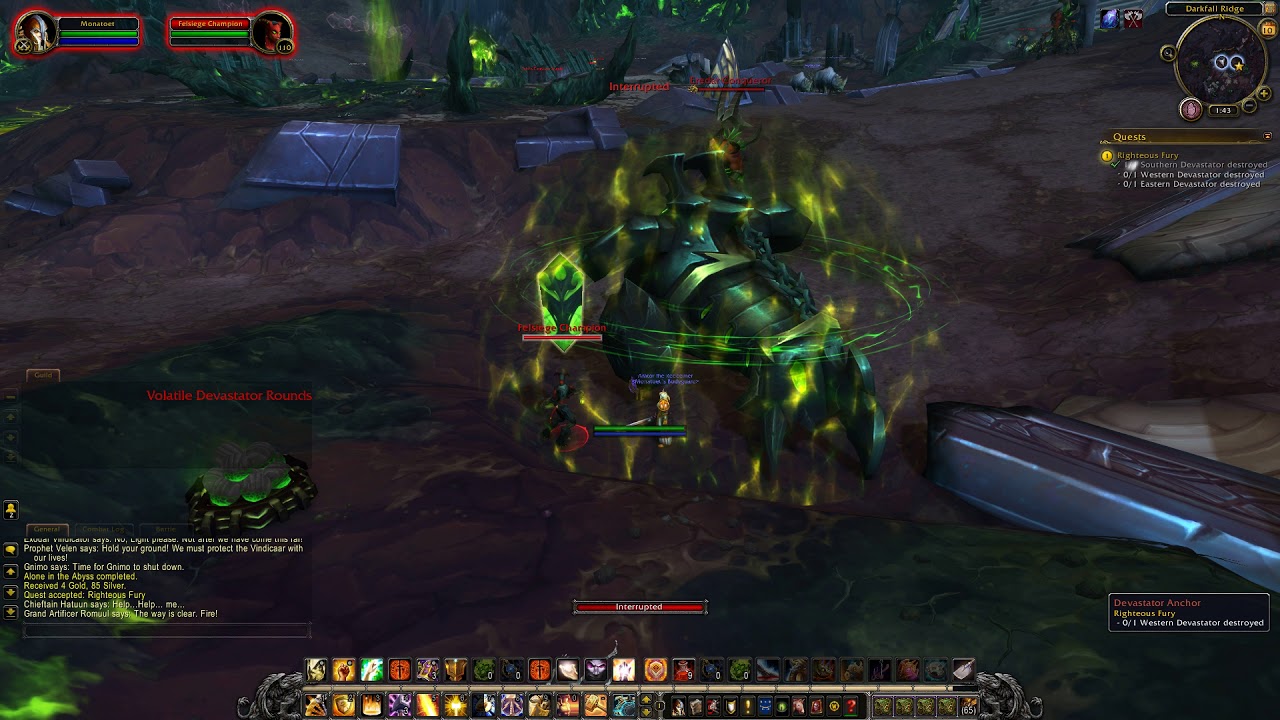 Legion Quest 585: Righteous Fury (WoW, human, Paladin) - YouTube