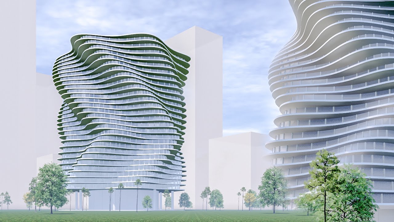 The Aqua Tower By Studio Gang Architects With ArchiCAD 24 - YouTube