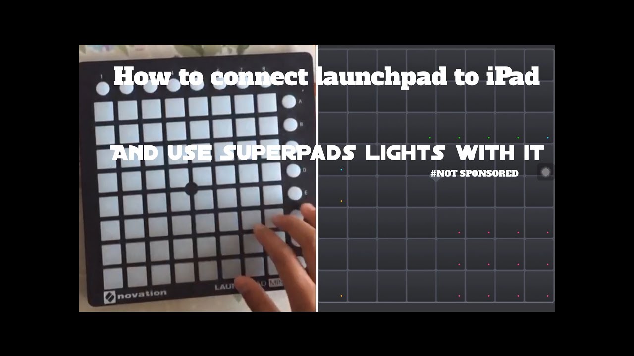 How to connect your launchpad to iPad/iPhone - YouTube
