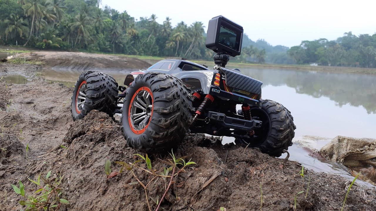 Rc Car Camera 170° Viwe On Paddy Field Slowly Driving In Paddy Field Viral Trending