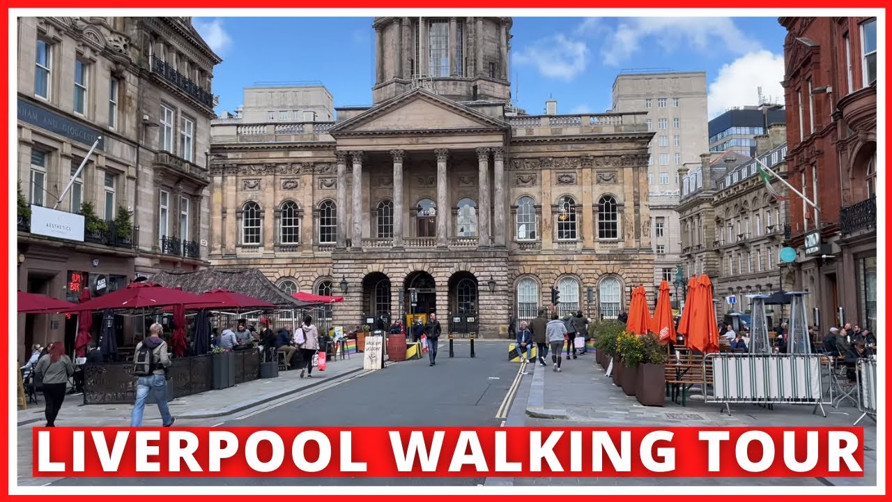 Liverpool Walking Tour - England Liverpool City [ 1h23m ] - YouTube