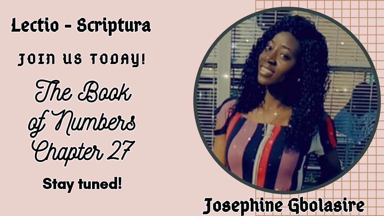 Lectio - Scriptura: Numbers chapter 27 (New Jerusalem Bible) | #Bible # ...