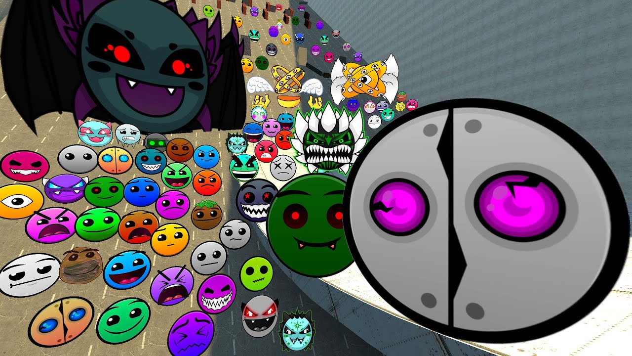 Lobotomy Dash and Geometry Dash Nextbots Family goes on a Roller ...