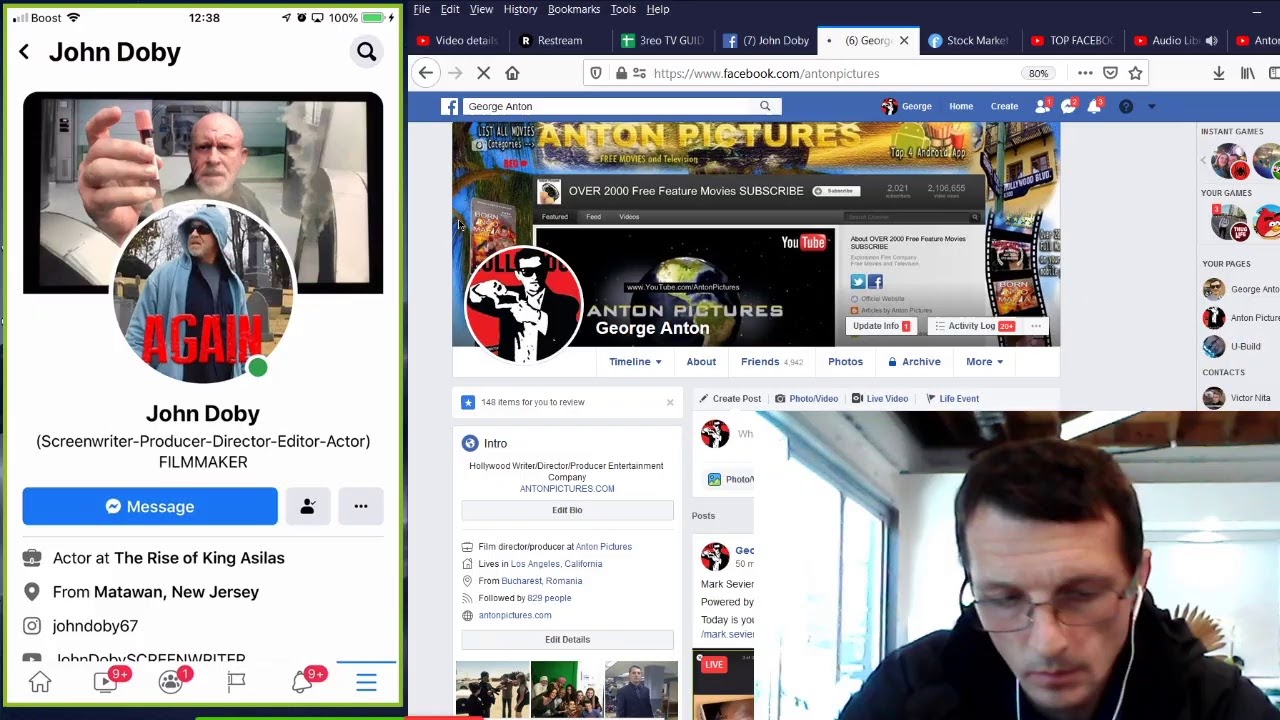 John Doby 🔴 LIVE my #TopFacebookFriend - YouTube