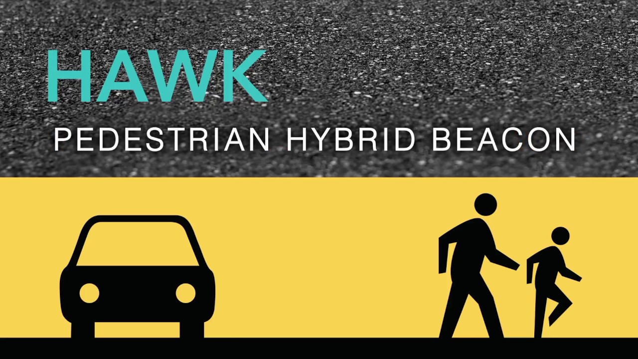 Pedestrian Hybrid Beacon Traffic System - YouTube