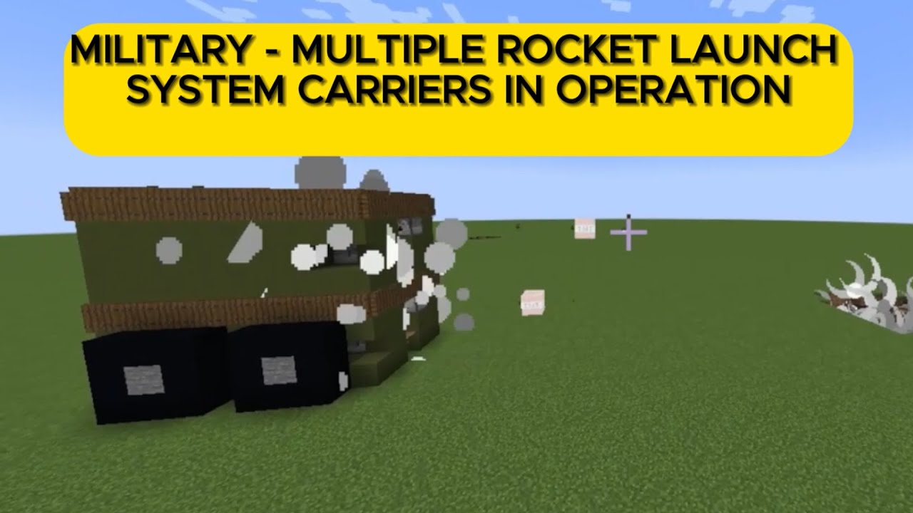 Minecraft: MILITARY - MULTIPLE ROCKET LAUNCHER SYSTEM CARRIERS IN ...
