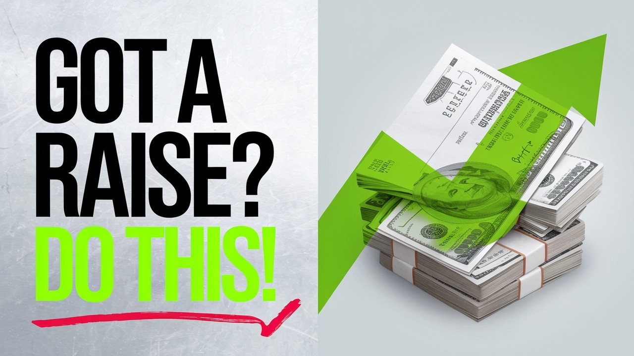 Do This EVERY Time You Receive A Raise (Salary Increase Routine) - YouTube