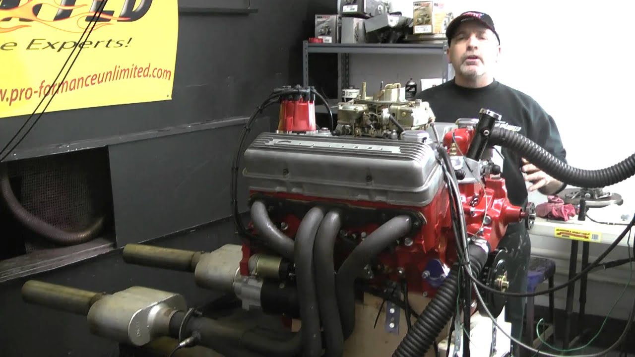 Rebuilt '66 Chevy 327 by Proformance Unlimited - YouTube