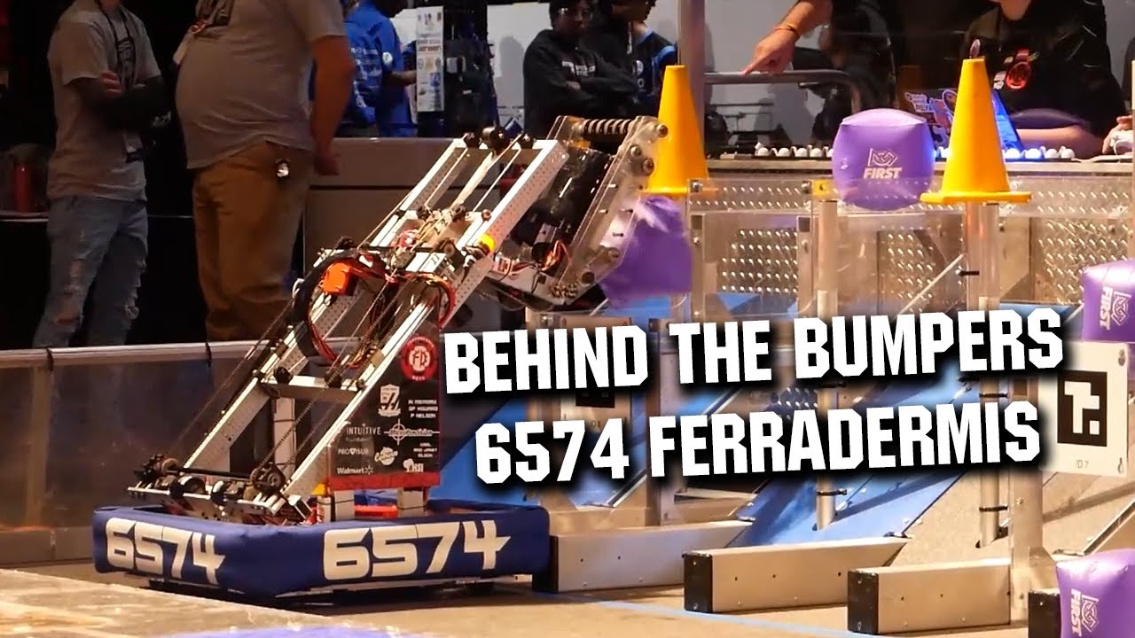 Behind the Bumpers | 6574 Ferradermis | Charged Up Robot Overview - YouTube
