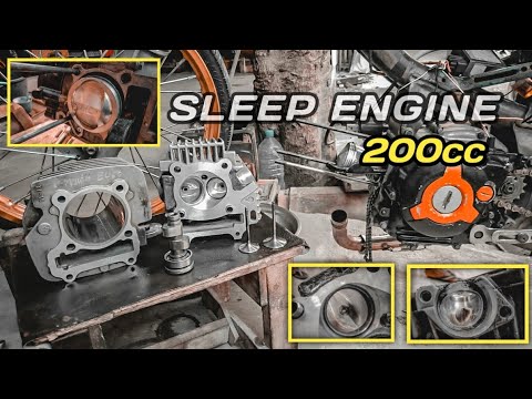 Perawatan Bongkar Mesin Sleep engine 200cc - YouTube