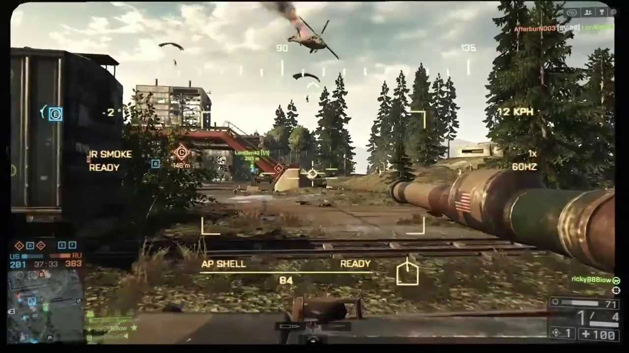 Battlefield 4 epic tank shot - YouTube