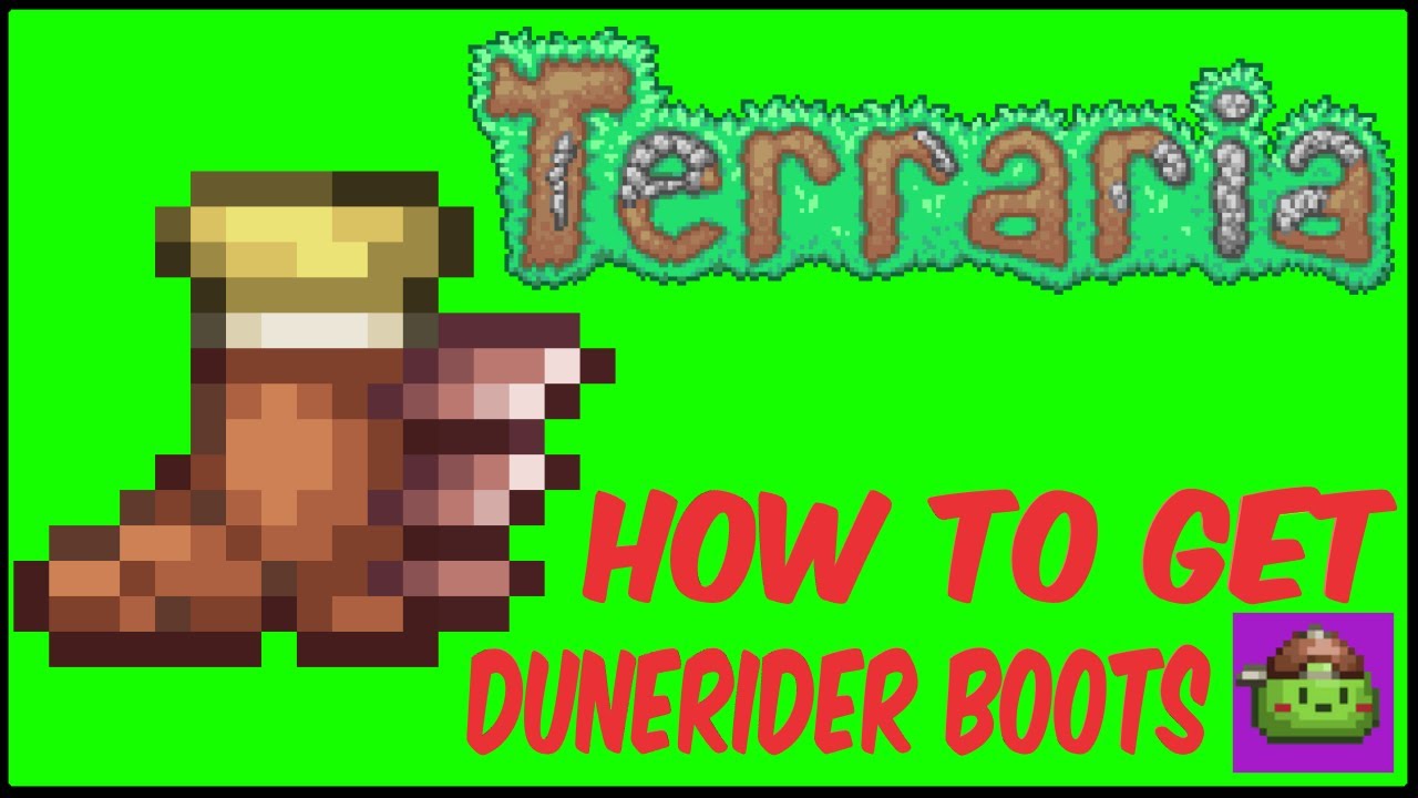 How To Get Dunerider Boots (With Seed) In Terraria | Terraria 1.4.4.9 ...