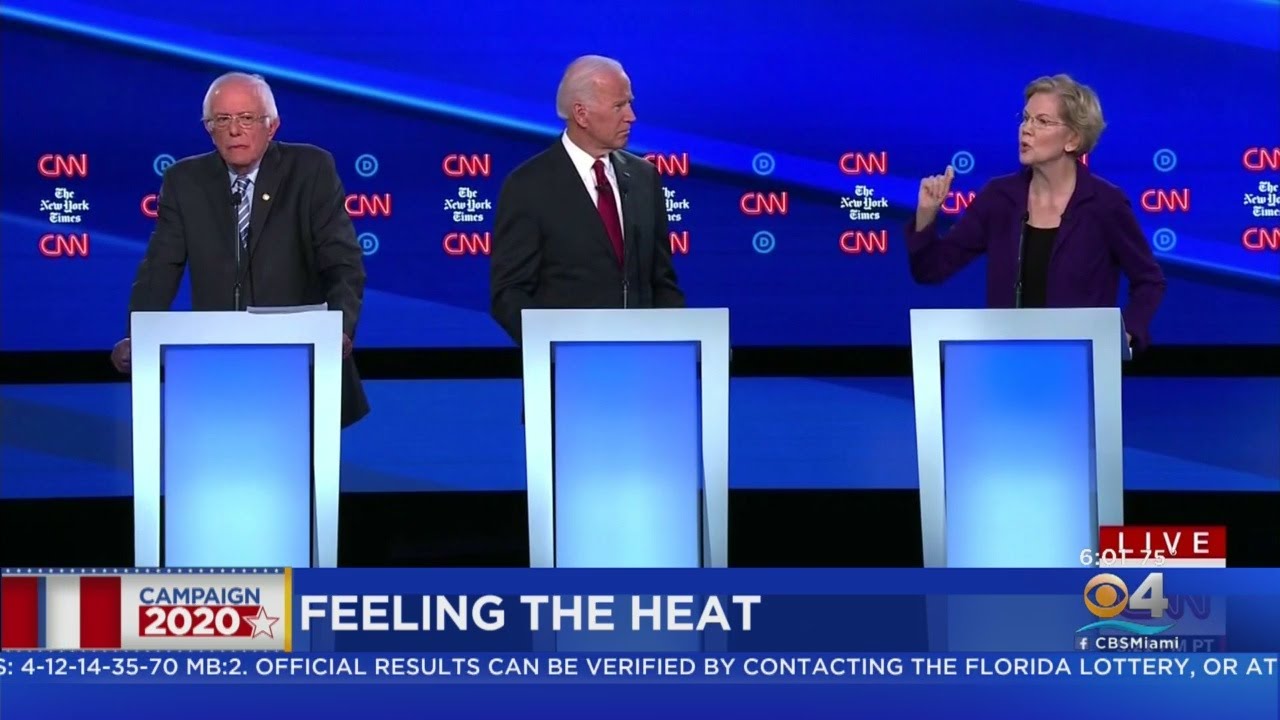 Democratic Presidential Candidates Take Stage In Fourth Debate - YouTube