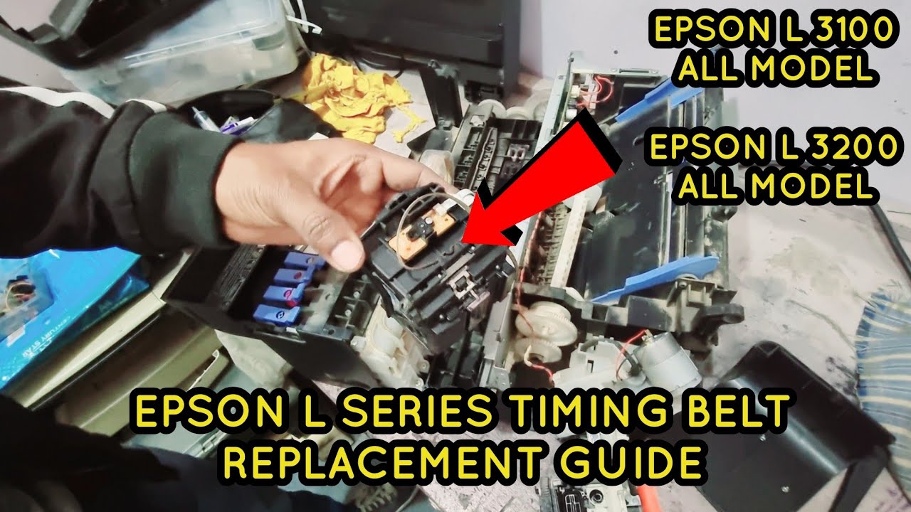 How to replace timing belt in Epson ,Epson L3210 | Timing belt ...