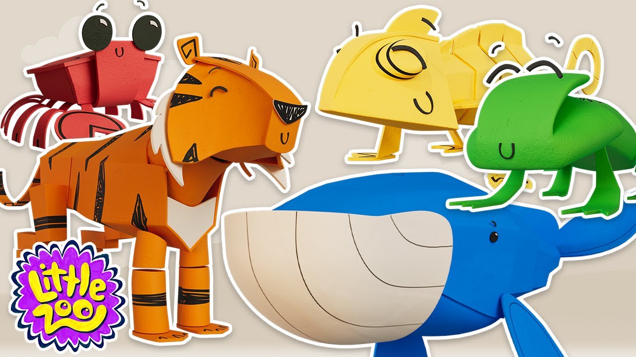 A Royal Rainbow of Animals 🌈👑 | Learn Colours | @Colourblocks | Little ...