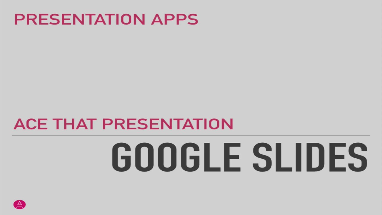 ACE That Presentation | Google Slides - YouTube