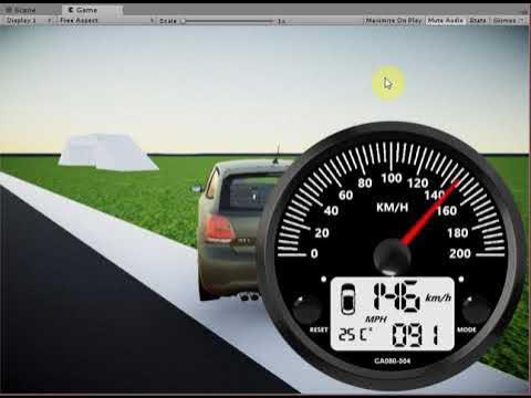 Unity 3D Speedometer - Digital (Test) - YouTube