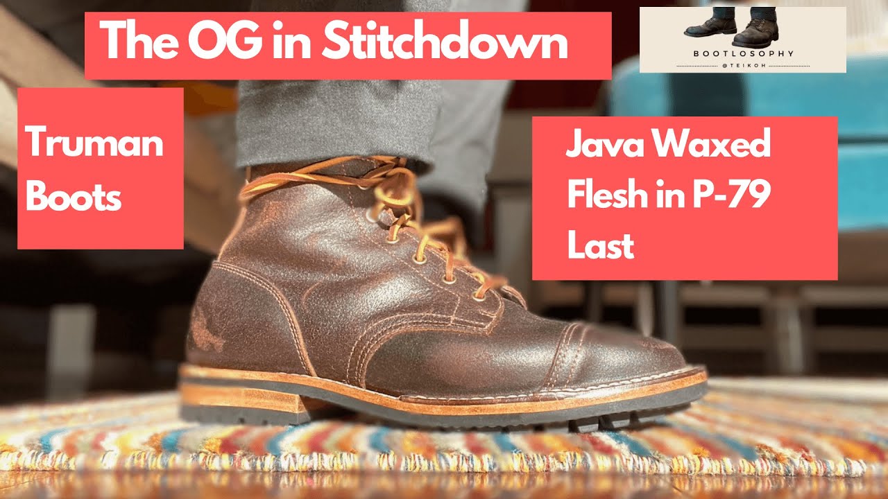 Reviewing the OG Truman Boots in Java Waxed Flesh on the P-79 Last ...