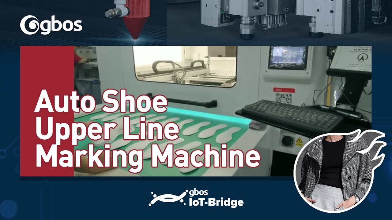 Automatic shoe upper inkjet marking machine. Replace manual & Screen ...